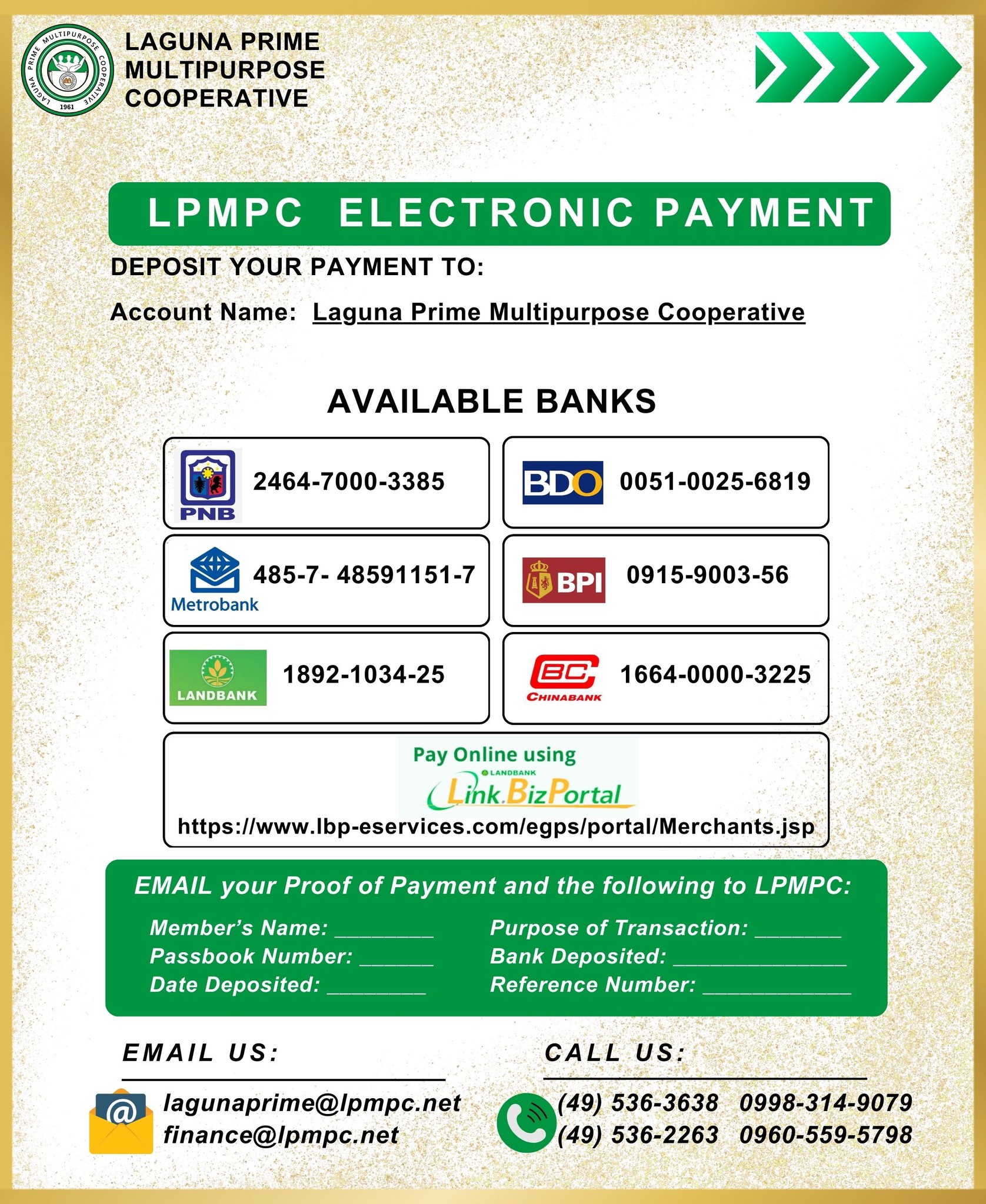 Convenient Electronic Payment Options with LPMPC - LPMPC